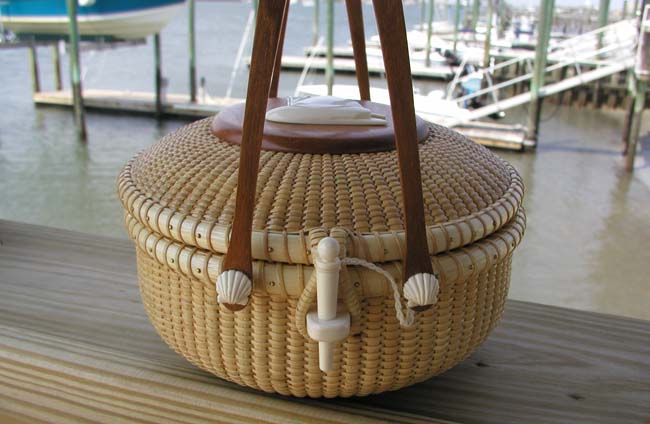Dana's Nantucket Baskets-Carved Ivory
